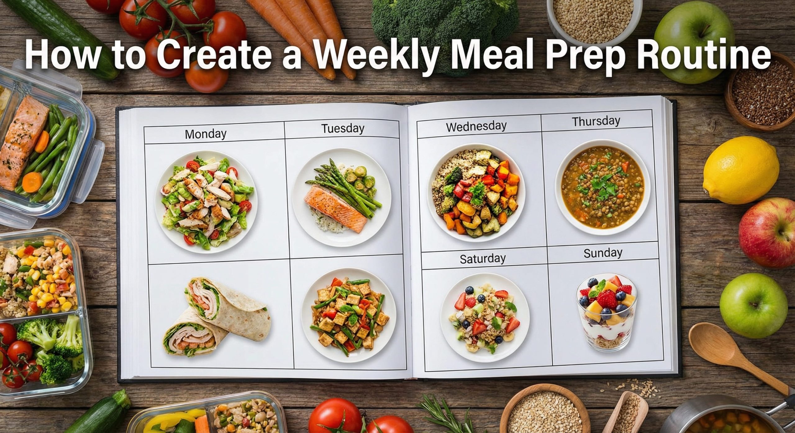 How to Create a Weekly Meal Prep Routine - The Healthy Eat
